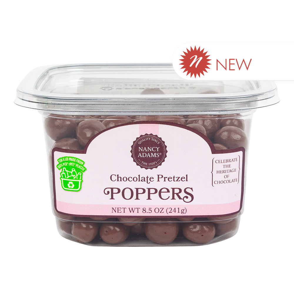 Nancy Adams - Tub - Milk Chocolate Pretzel Popper – BoxNCase