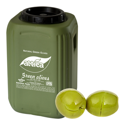 Agrinion Olives Green Cracked S. Colossal 12 Kg – BoxNCase