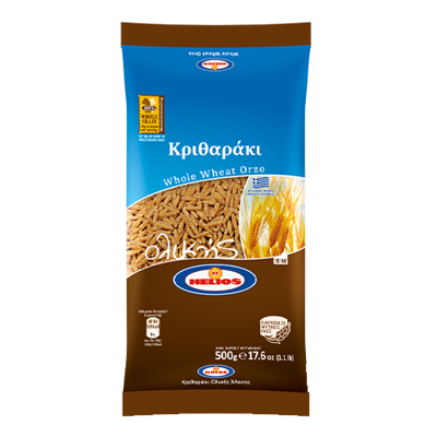 Helios Pasta Orzo Whole Wheat 454 Gram – BoxNCase