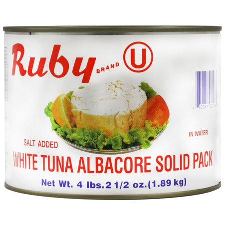 Ruby Solid White Albacore Tuna In Water | 66.5 oz – BoxNCase