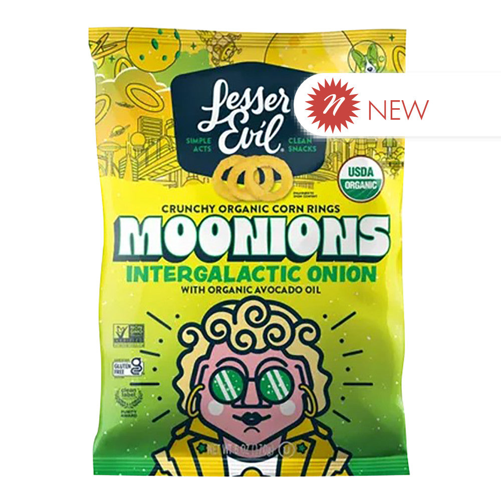 Lesser Evil Moonions Intergalactic Onion 6 Oz Bag – BoxNCase