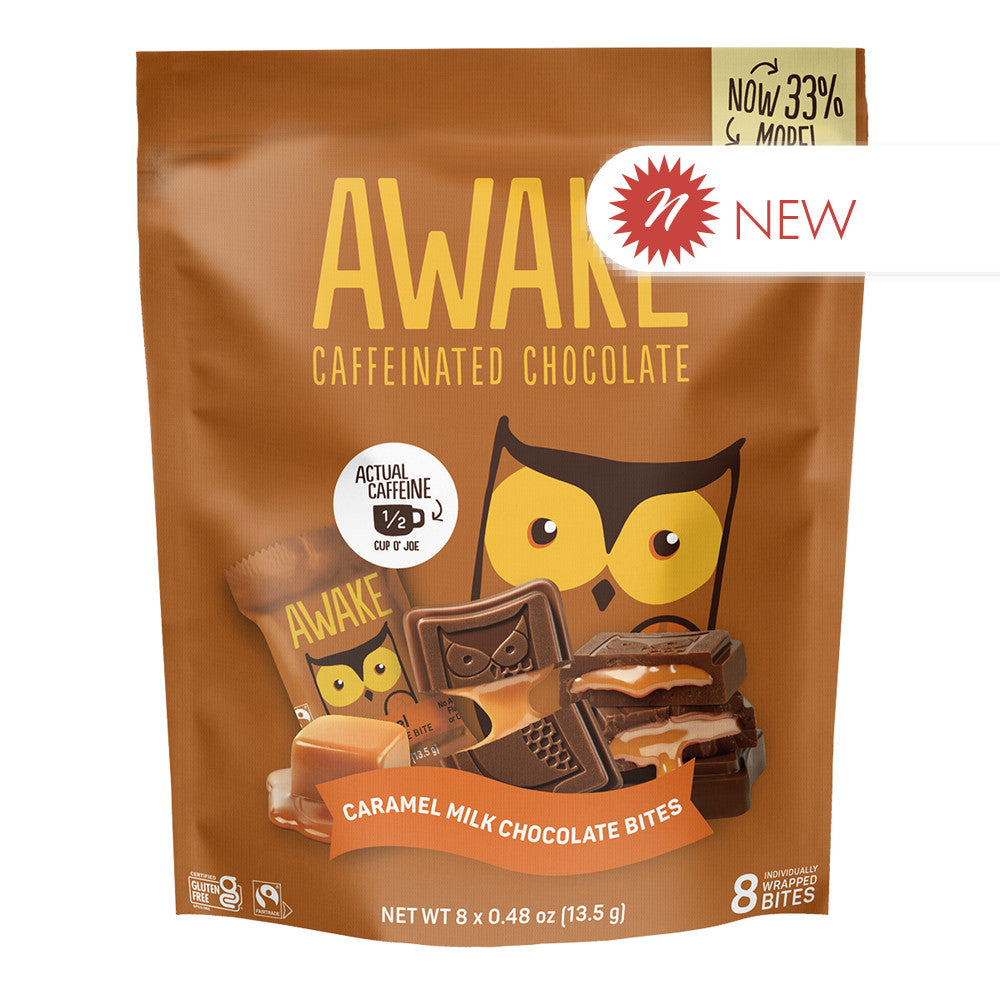 Awake - Milk Chocolate Caramel Bites(8Ct) - 3.8Oz – BoxNCase