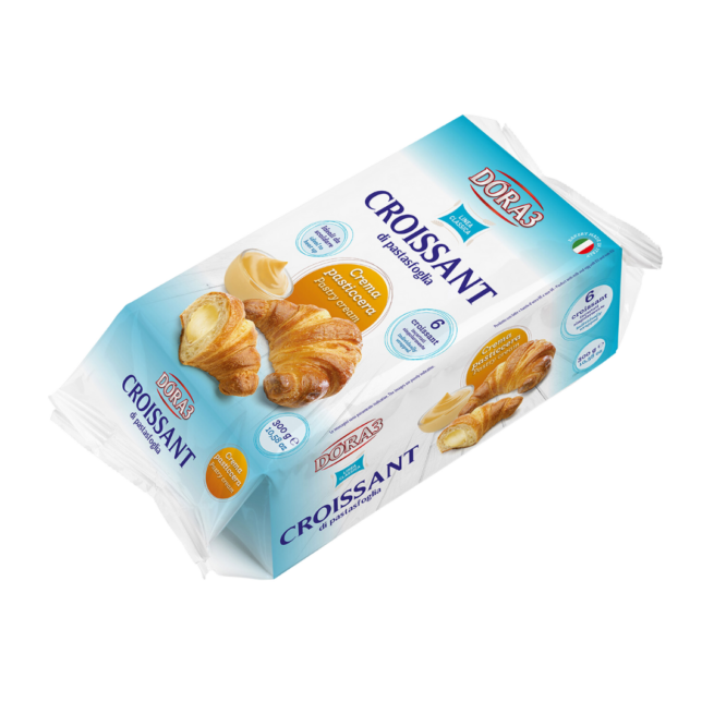 Dora 3 Croissants with Pastry Cream 8.8 OZ – BoxNCase