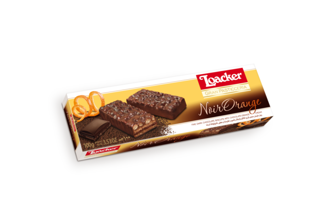 Loacker Gran Pasticceria Noir Orange Chocolate 3.5 OZ – BoxNCase