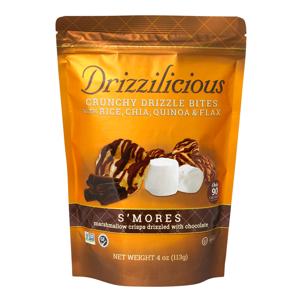 Drizzilicious S'Mores Drizzle Bites 4 Oz Pouch – BoxNCase