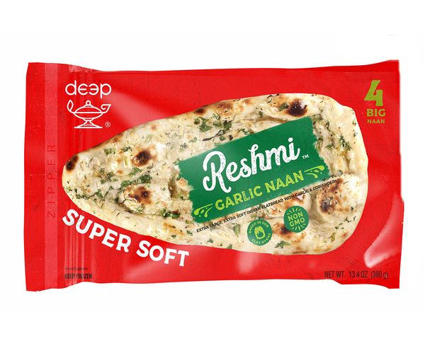 Deep Reshmi Garlic Naan (4P) 13.4 Oz – BoxNCase
