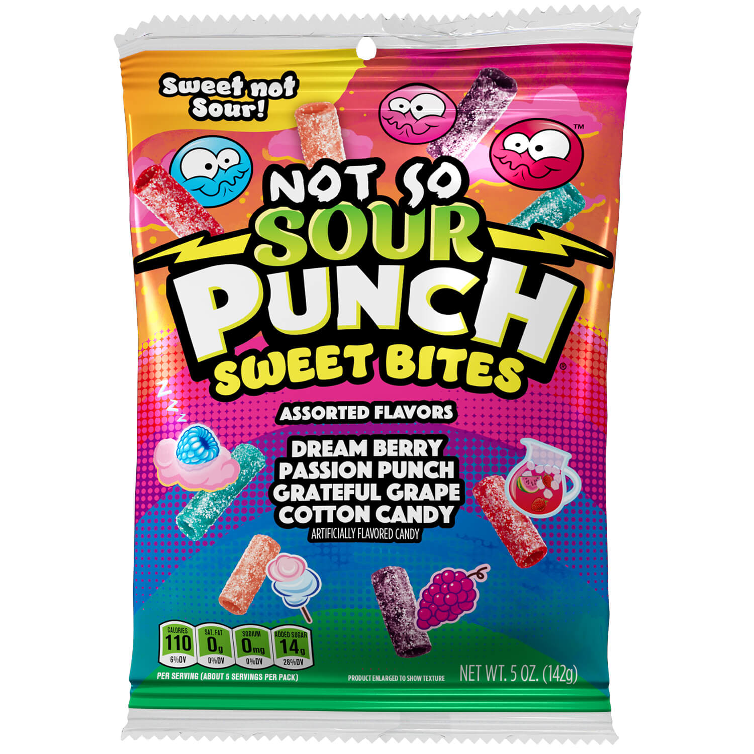 Sour Punch Sweet Bites Assorted Flavors 5oz Hanging Bag – BoxNCase