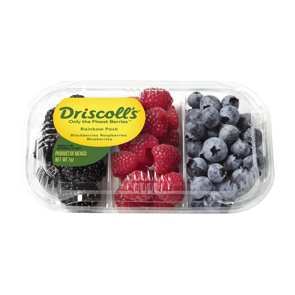 Driscoll'S Rainbow Pack Berries 7 OZ – BoxNCase