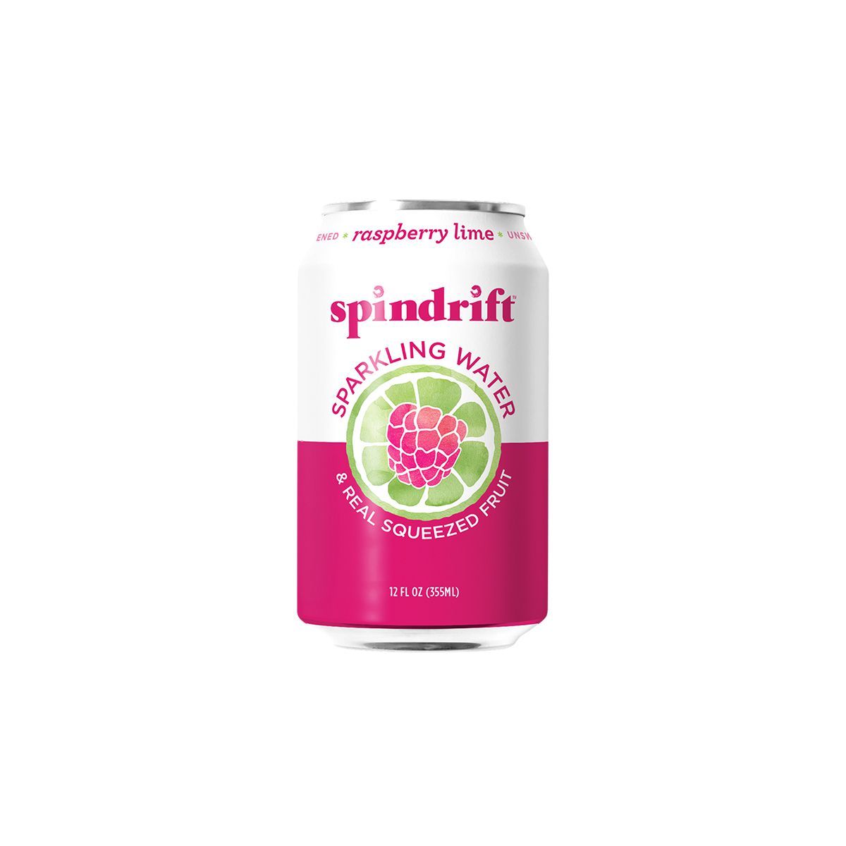 Spindrift Raspberry Lime Sparkling Water 12 OZ – BoxNCase
