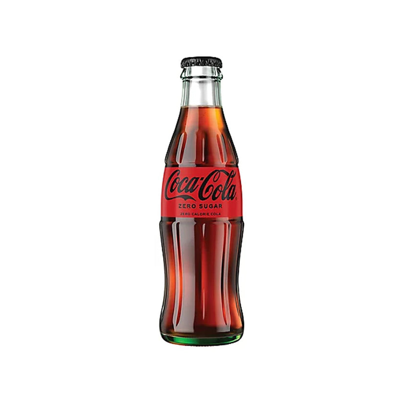 Coca-Cola Coke Zero Glass Bottle 8 OZ – BoxNCase
