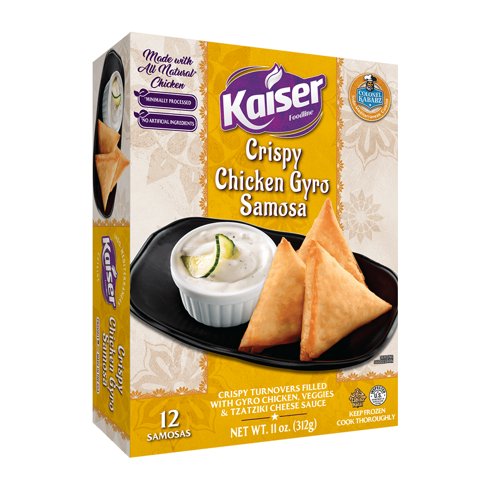 Colonel Kababz Crispy Chicken Gyro Samosa 312g – BoxNCase