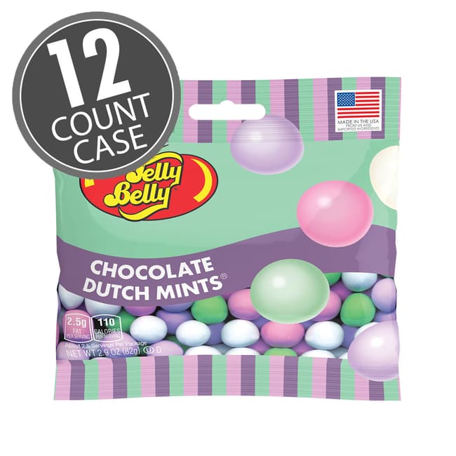 Jelly Belly Chocolate Dutch Mints - Assorted - 2.9 oz Bag – BoxNCase