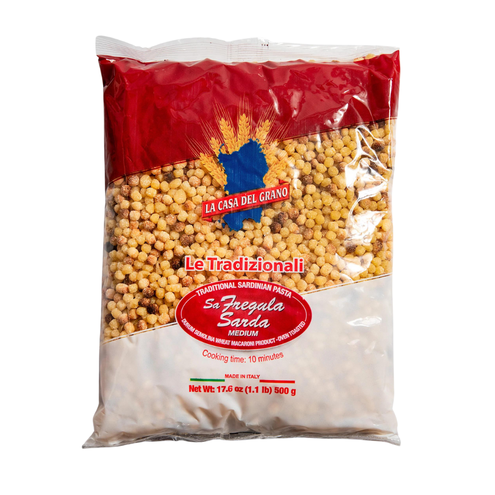 La Casa Toasted Fregola Sarda Medium | 17.64 oz – BoxNCase