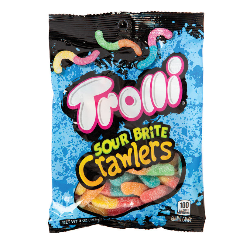 Trolli Sour Brite Crawlers 5 Oz Peg Bag – BoxNCase