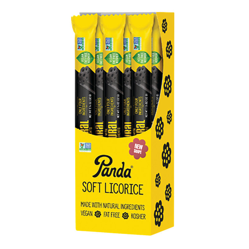 Panda Soft Black Licorice Bars 1.1 Oz – BoxNCase