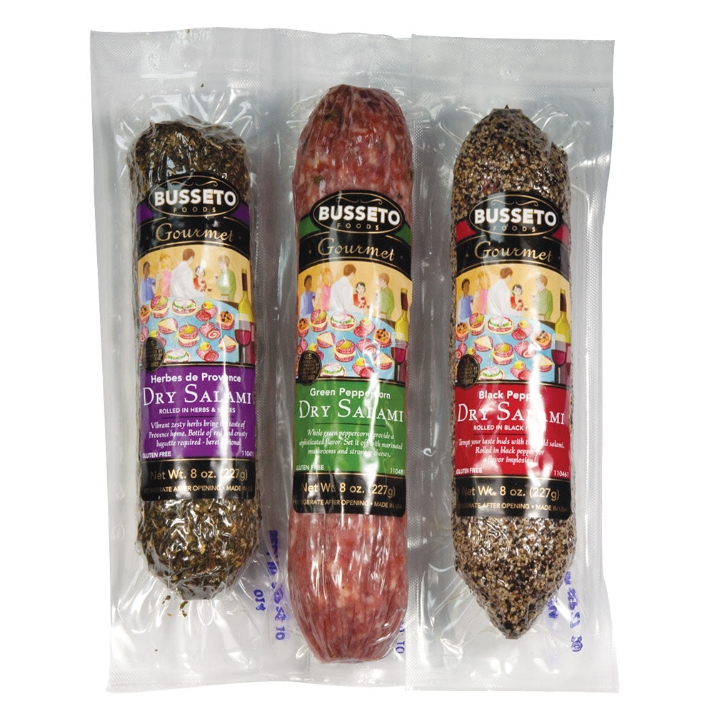 Busseto Assorted Dry Salami Pack 8 Oz – BoxNCase