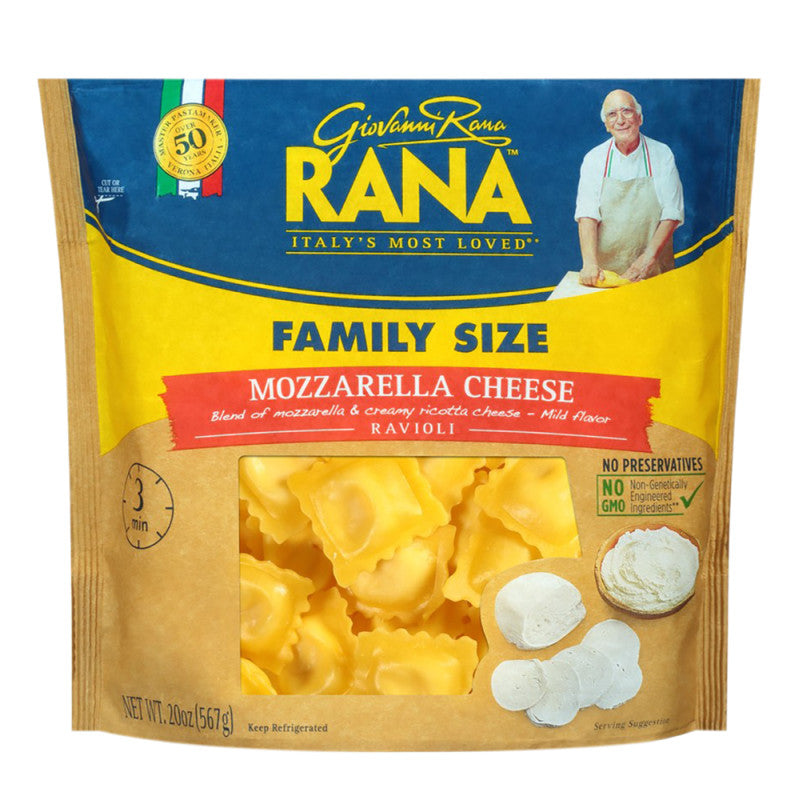 Rana Mozzarella Cheese Ravioli 20 Oz – BoxNCase